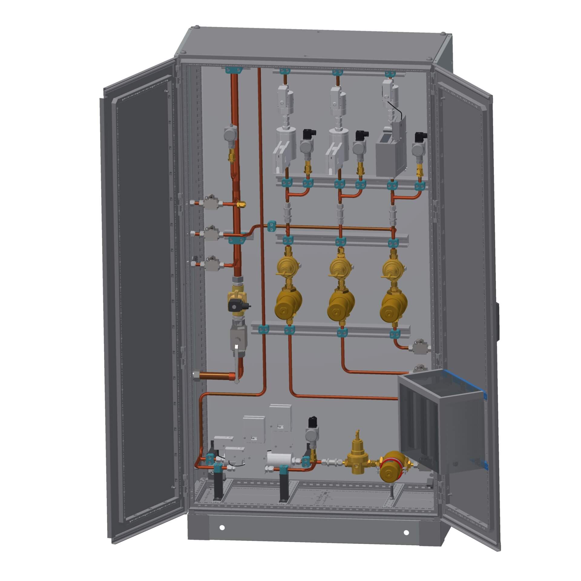 Dynamic gas mixer for natural gas, hydrogen, CO2, N2 - LT GASETECHNIK